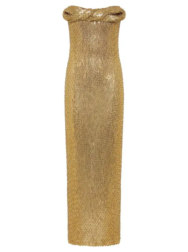 Rachel Gilbert Rosalie Gown - Gold
