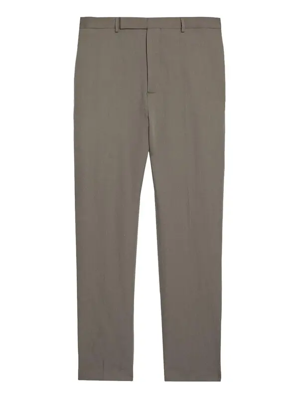 Rick Owens Wool Suit Pants - Mushroom