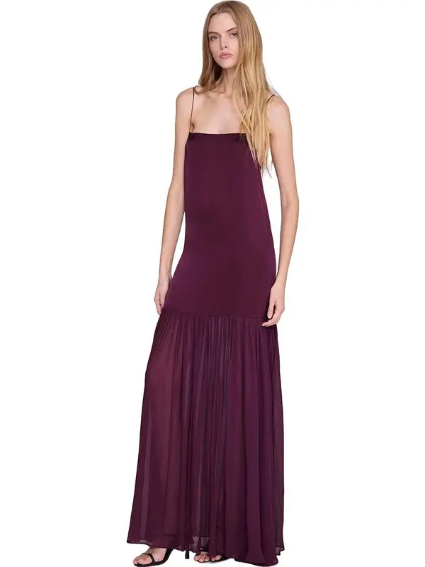 ANINE BING Clementine Maxi Dress - Fig