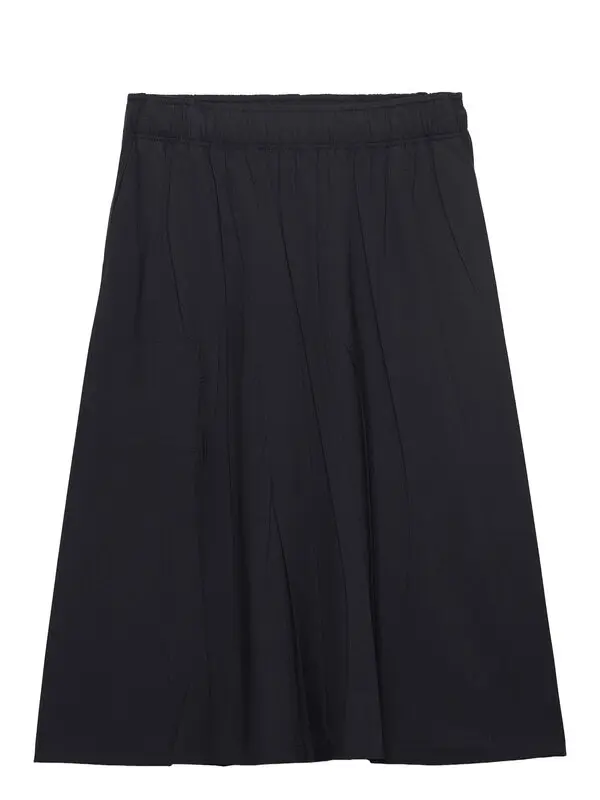 Prada Light Wool Midi Skirt - Blue