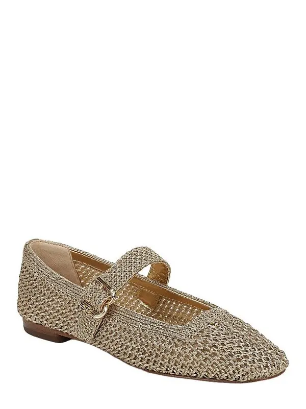 Sam Edelman Michaela Knit Flats - Amber Gold