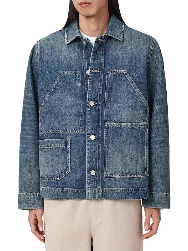 ALLSAINTS Mukesh Jacket - Mid Indigo
