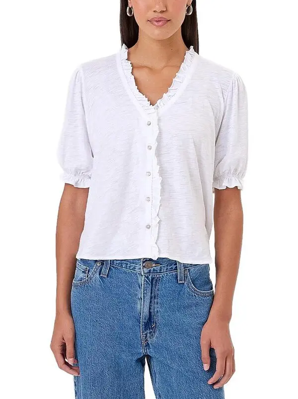 GOLDIE LEWINTER Evelyn Blouse - White