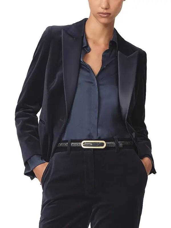 REISS Petites Verda Blazer - Navy