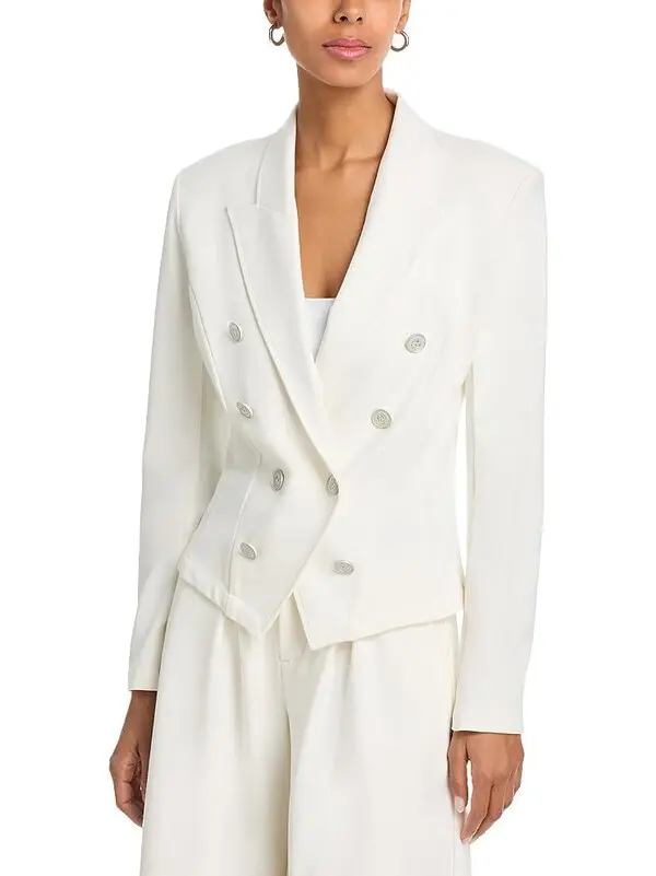 L'Agence Emerson Structured Blazer - Ivory
