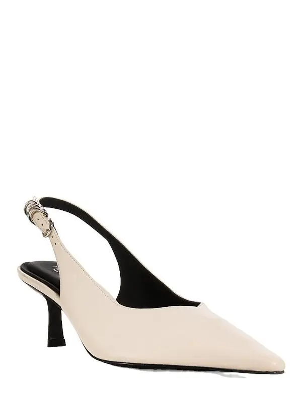 Rag & Bone Brynn Slingback Pumps - Antique White