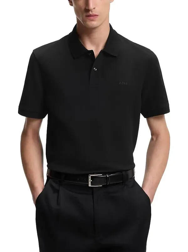 BOSS Pallas Polo Shirt - Black