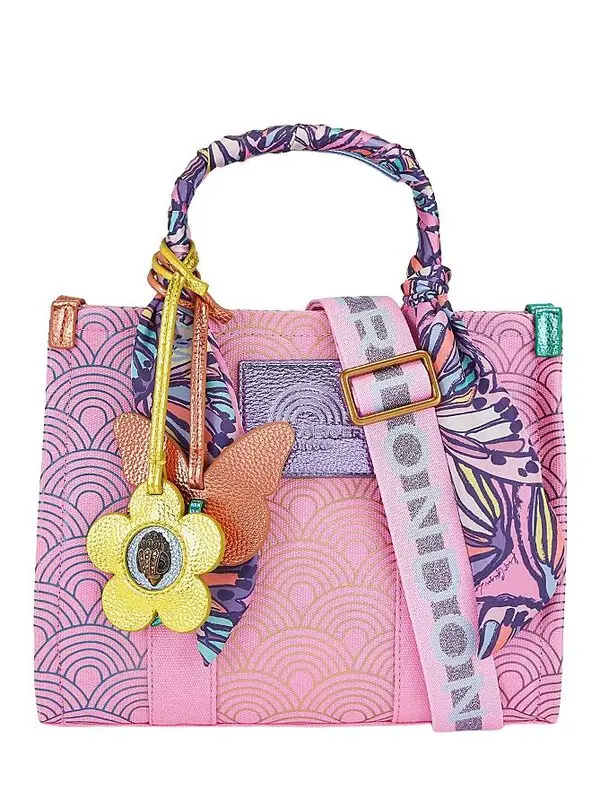 Kurt Geiger Southbank Small Canvas Tote - Pink