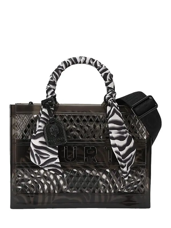 Kurt Geiger Kensington Jelly Small Tote - Black
