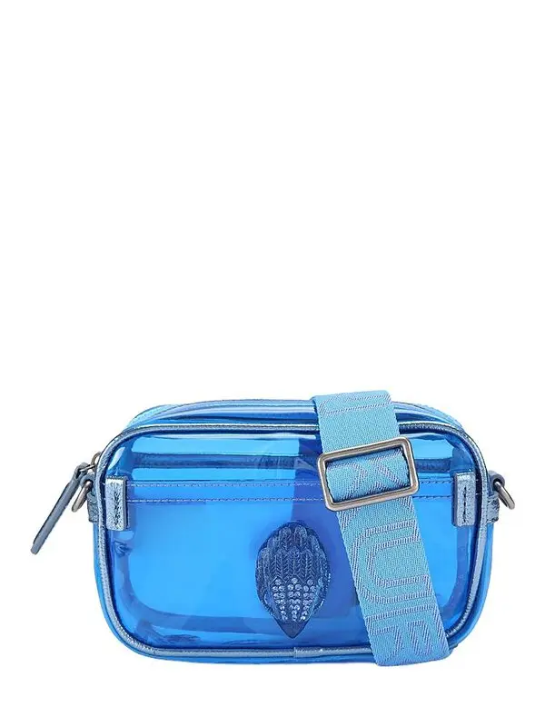 Kurt Geiger Kensington Small Vinyl Camera Bag - Blue