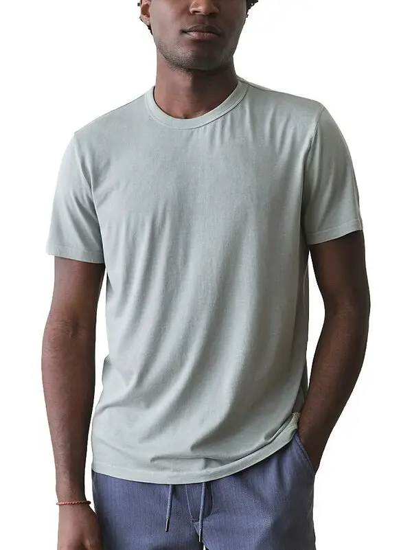 Marine Layer Signature Sea Change Crew Tee - Iceberg Green