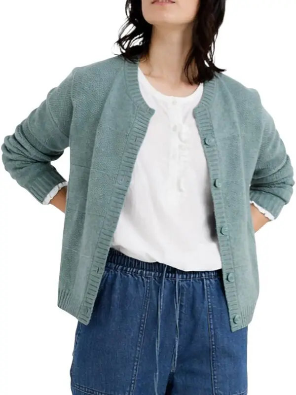 SEASALT CORNWALL Coweth Cardigan - Lichen