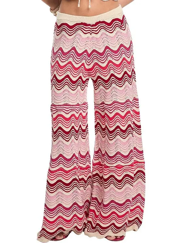 CAPITTANA Kari Crocheted Pants - Pink