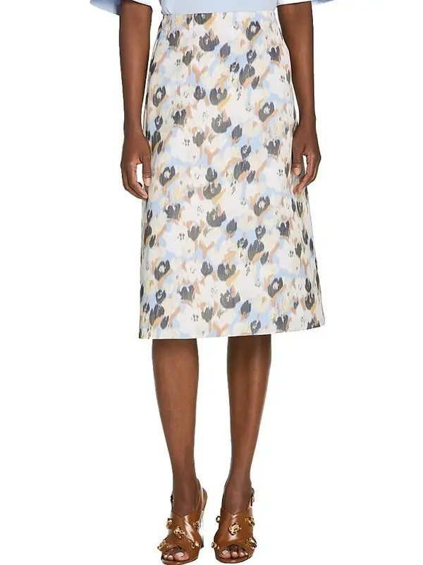 Marni A-line Skirt - Light Blue