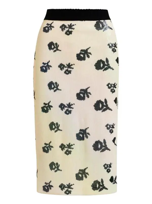 Essentiel Antwerp Jorinda Sequinned Skirt - Neutrals