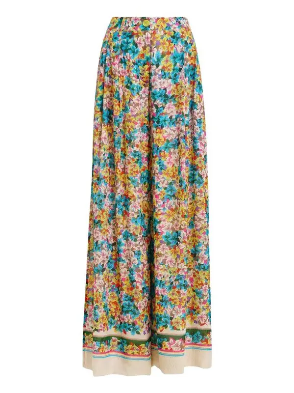 Essentiel Antwerp Floral-print Trousers - Blue