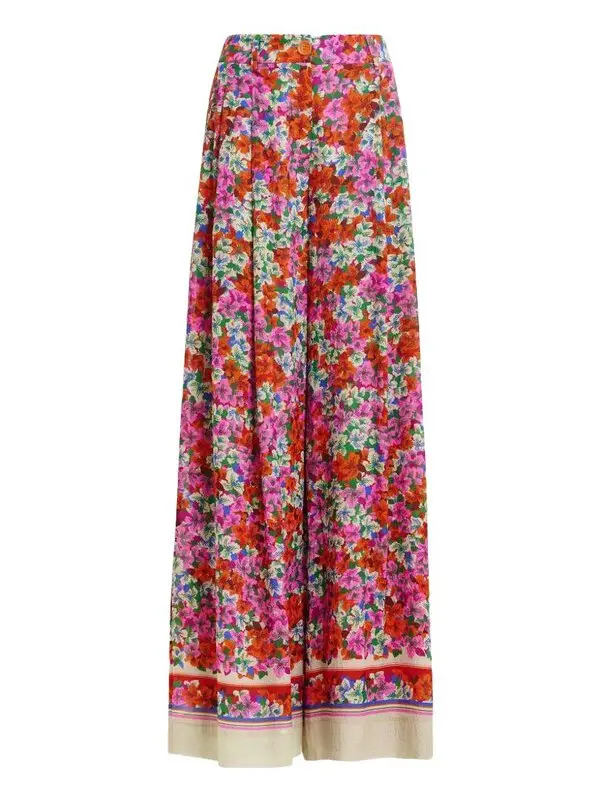 Essentiel Antwerp Floral Trousers - Red