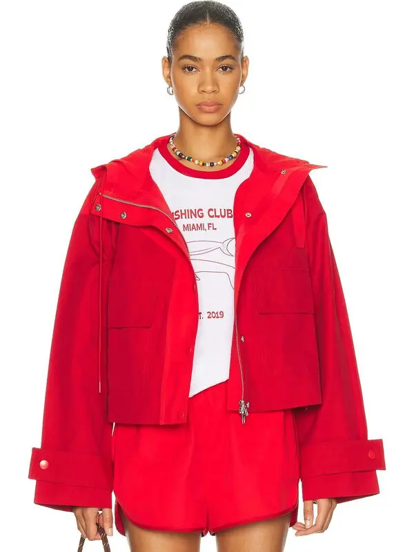 Staud Alta Jacket - Cardinal