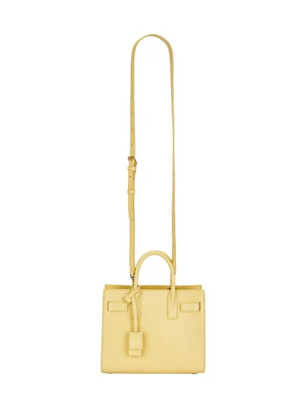 Saint Laurent Nano Sac De Jour Tote - Soft Lemon
