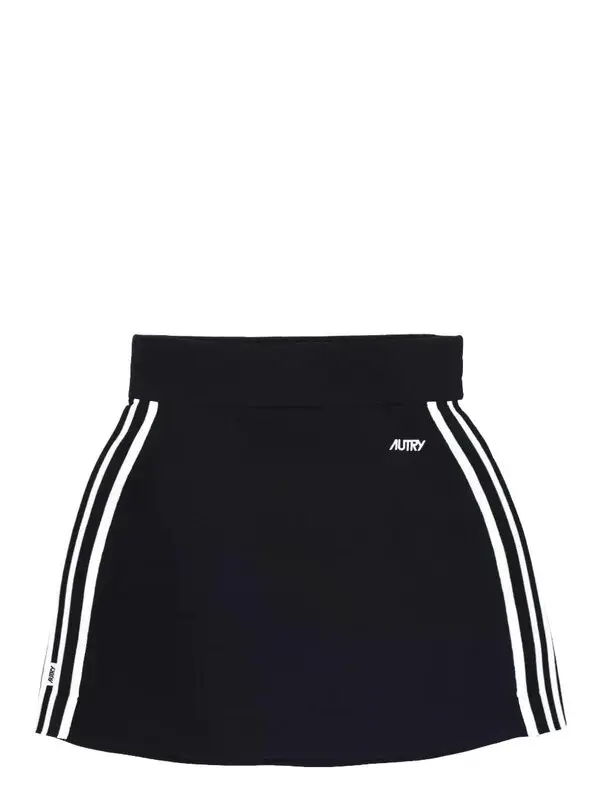 AUTRY Side-stripe Mini Skirt - Blue