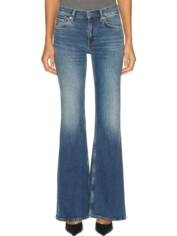 RE/DONE The Strutter Wide Leg & Flare Jean - Sonoma Indigo