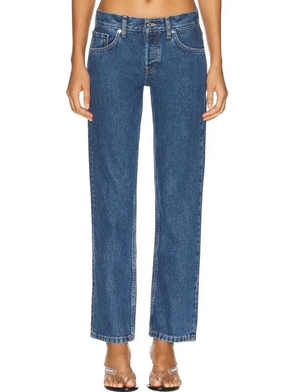 EB DENIM Ariel Mid Rise Wedgie Jeans - Manhattan
