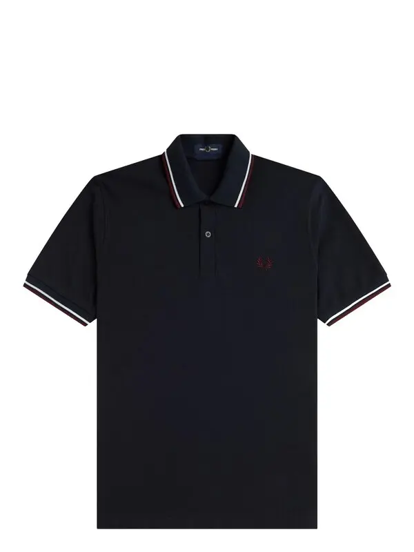 Fred Perry Polo With Logo - Blue