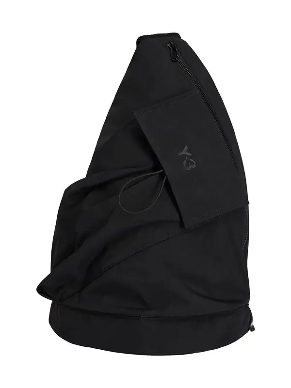 Y3 Shoulder Bag With Logo - Black