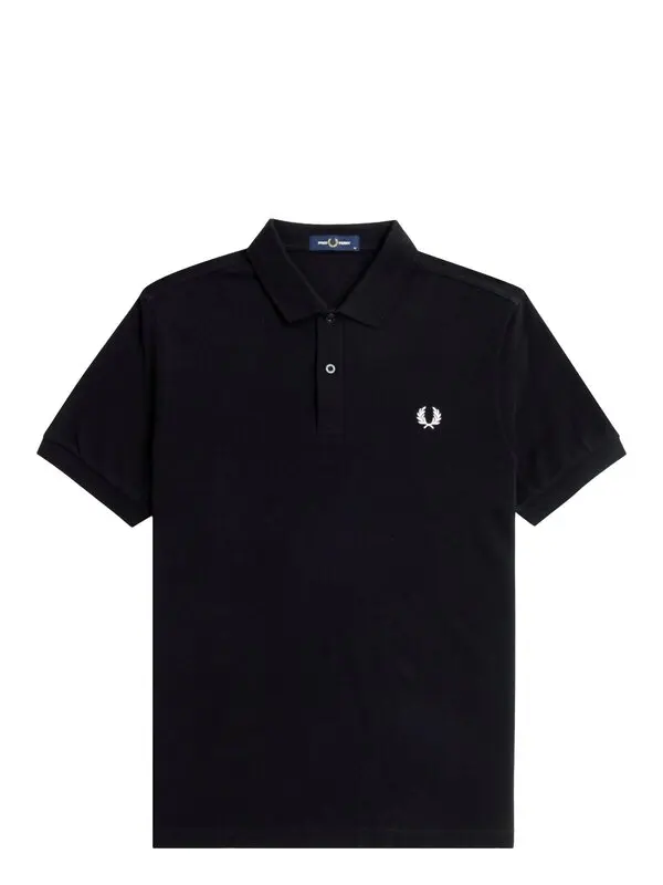 Fred Perry Polo With Logo - Black