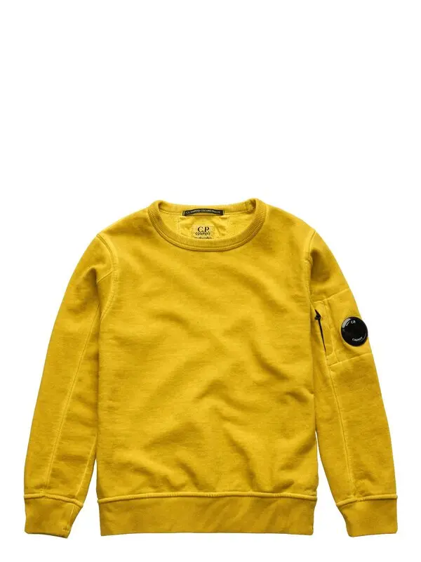 C.P. COMPANY Jersey With Logo - Yellow