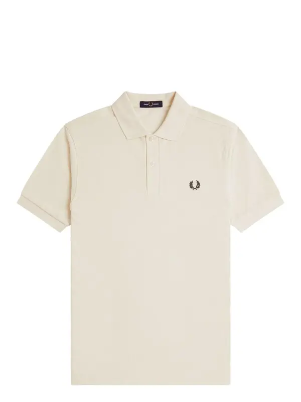Fred Perry Polo With Logo - Ivory