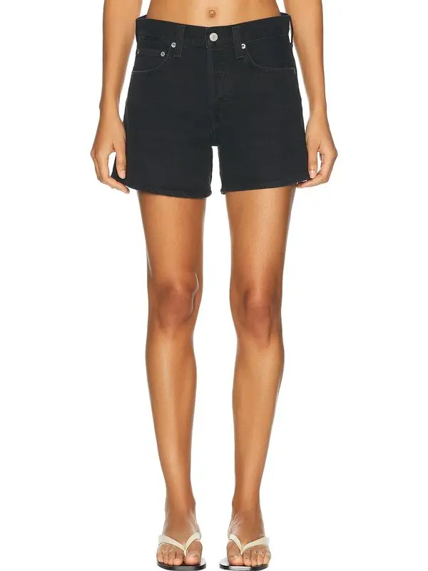 AGOLDE Long Parker Denim Shorts - Phase