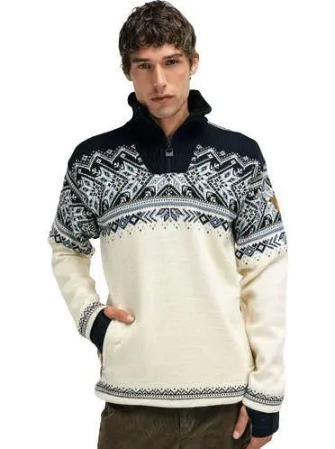 DALE OF NORWAY Vail Sweater - Off White/smoke/midnight Navy