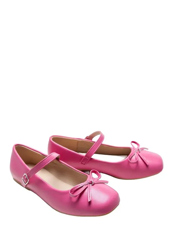 TULLEEN Julietta Bow Flats - Pink