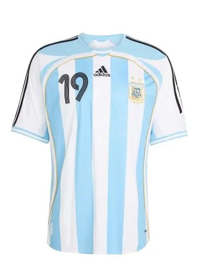 Adidas Argentina Home 2006 Messi Jersey - White/clear Blue