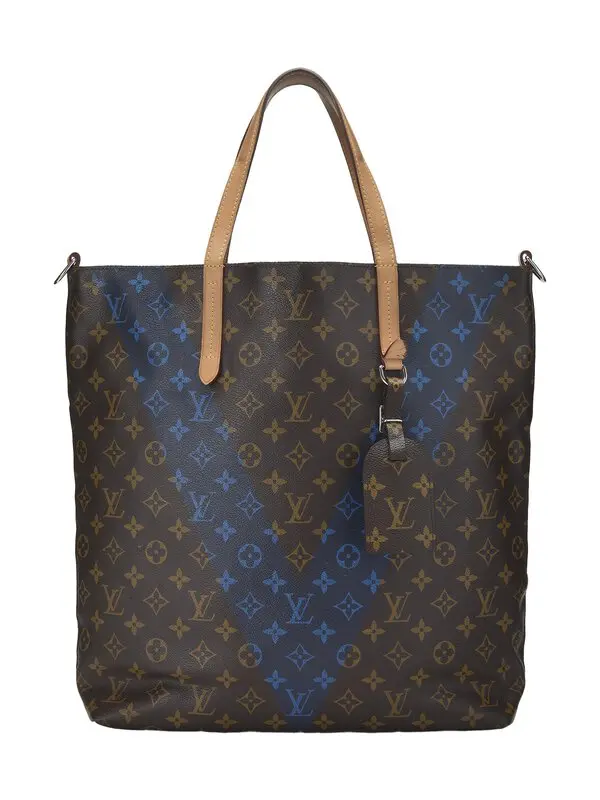 LOUIS VUITTON Monogram V Cabas Jour - Blue