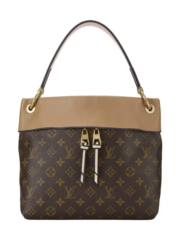 LOUIS VUITTON Monogram Tuileries Besace Shoulder Bag - Beige