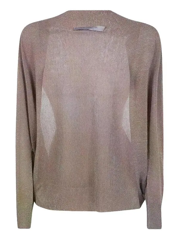 D.exterior Lurex-embellished Cardigan - Neutrals