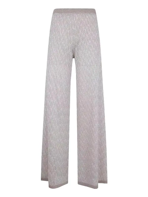 D.exterior Zigzag-pattern Trousers - Neutrals