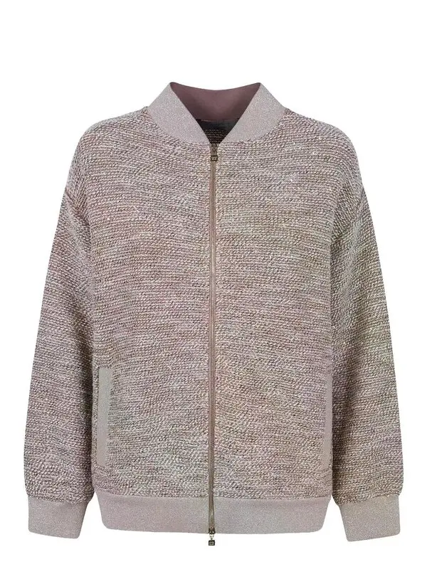 D.exterior Zip-fastening Bomber Jacket - Neutrals