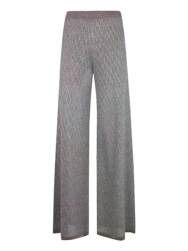 D.exterior Zigzag-pattern Trousers - Neutrals
