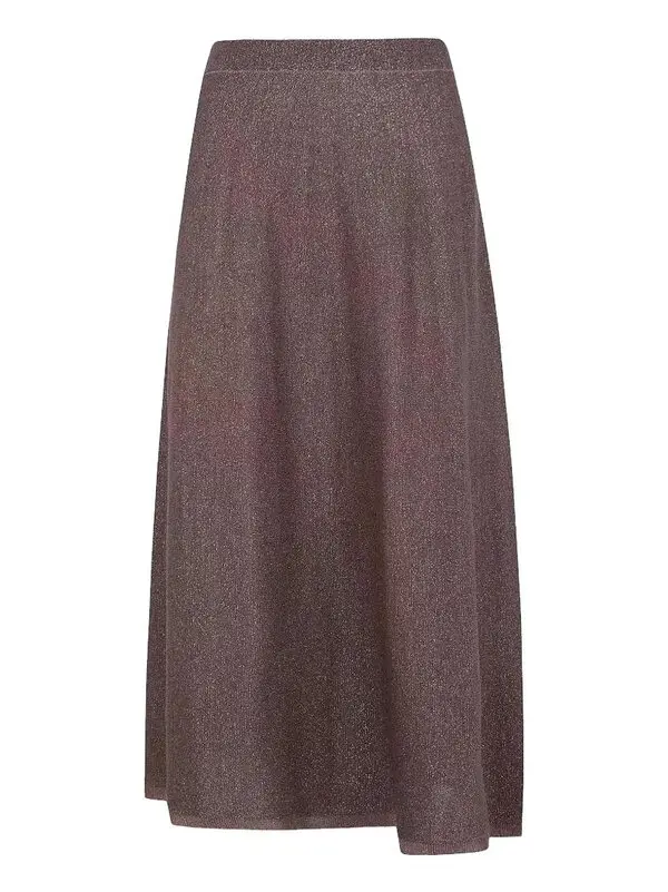 D.exterior A-line Maxi Skirt - Brown