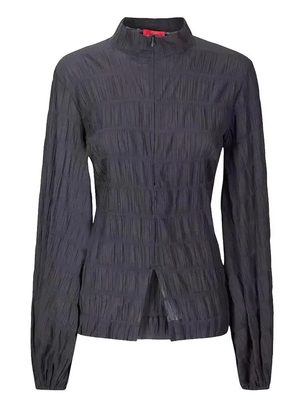 THELATEST Textured Long-sleeve Top - Grey