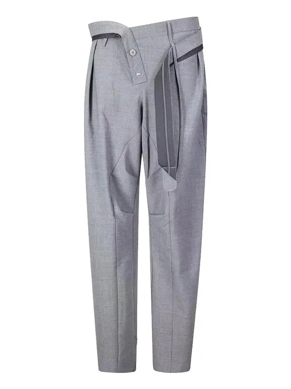 Ottolinger Strapped Baggy Trousers - Grey