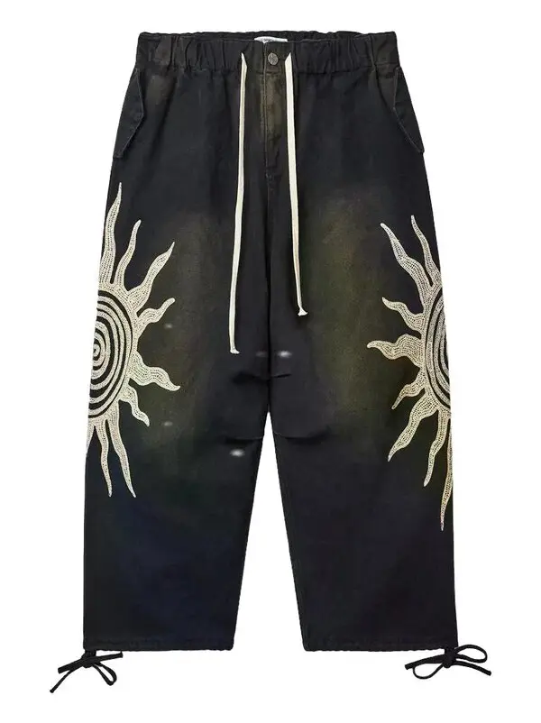 VALE FOREVER Sun Graphic Trousers - Black