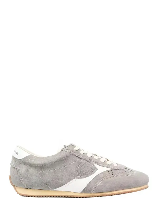 Philippe Model Panelled Leather Sneakers - Grey