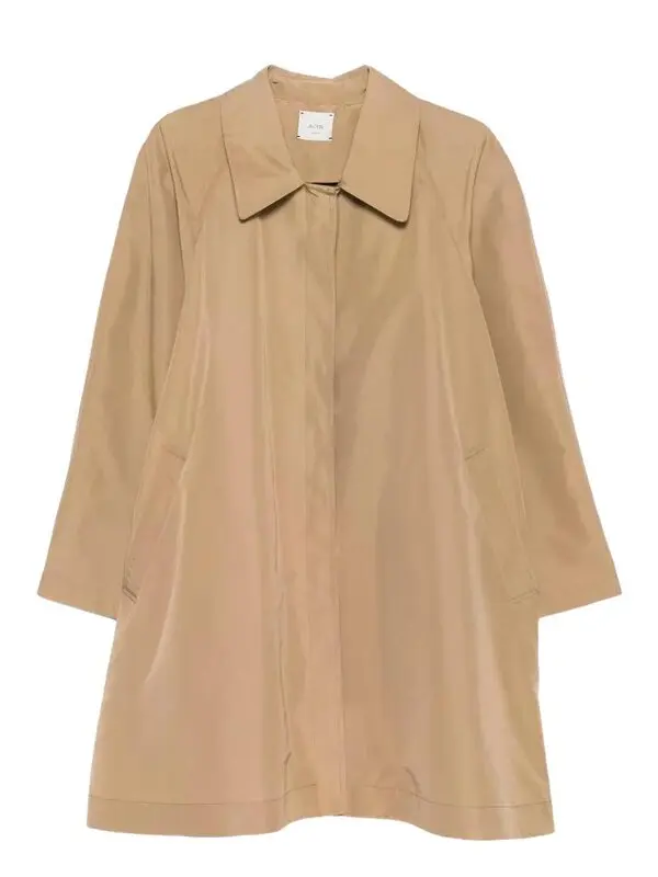 ALYSI Single-breasted Trench - Brown