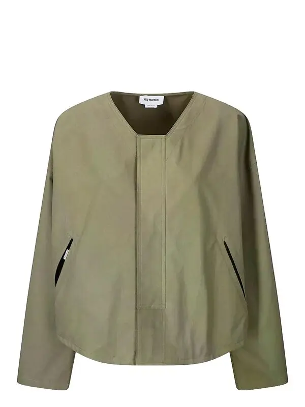 HED MAYNER Collared Blouson Jacket - Green