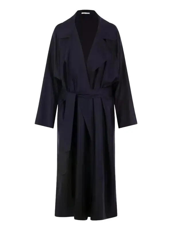 Dusan Belted Coat - Blue