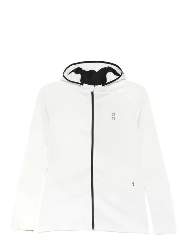 On Zip Hooded Jacket - White